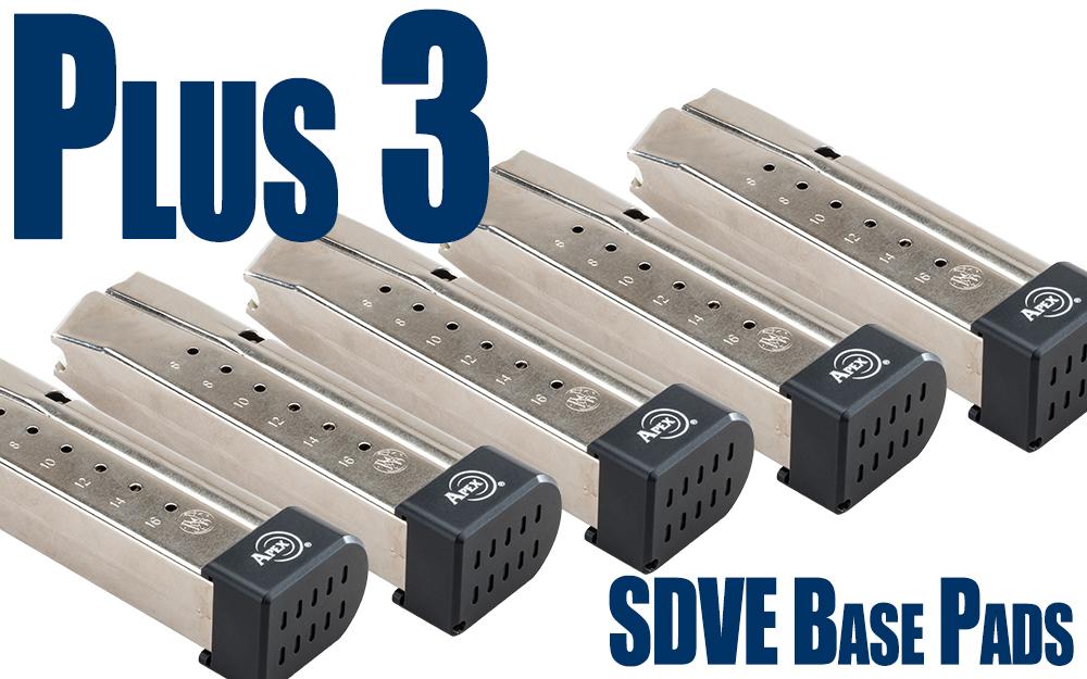 Plus 3 Base Pads For SDVE Available From Apex | Apex Tactical Specialties