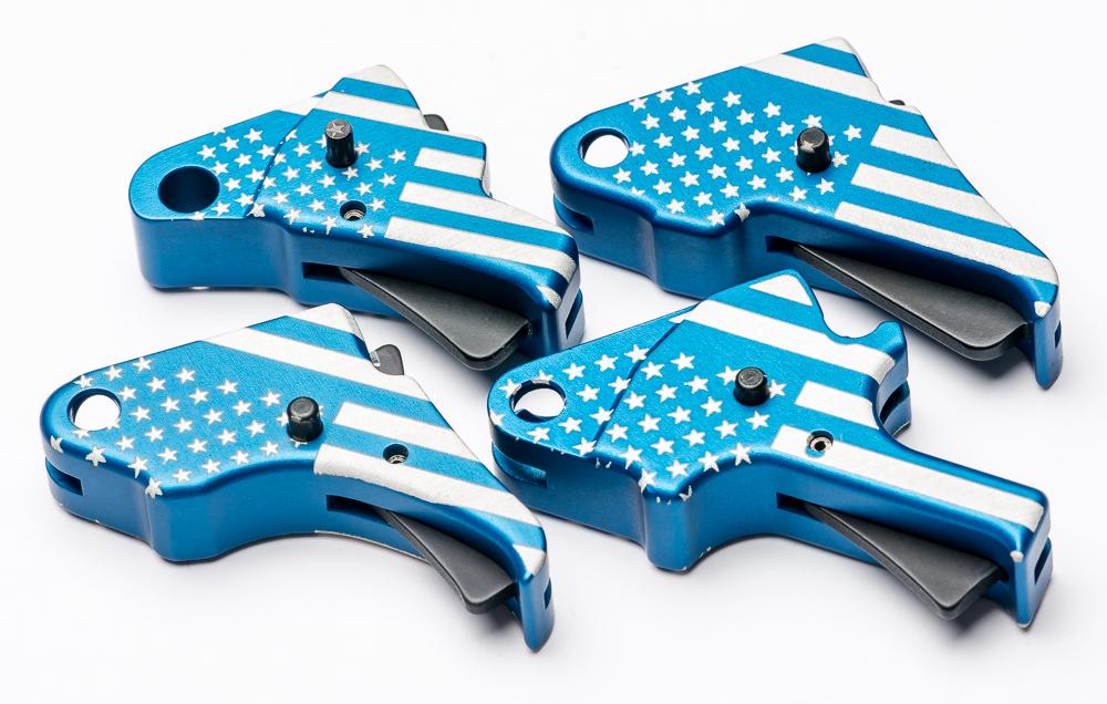 Apex Releases Blue Anodized Freedom Edition Triggers | Apex Tactical ...