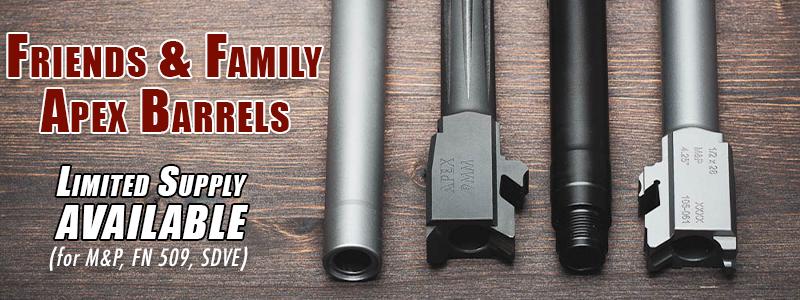 Friends & Family Barrels | Apex Tactical Specialties